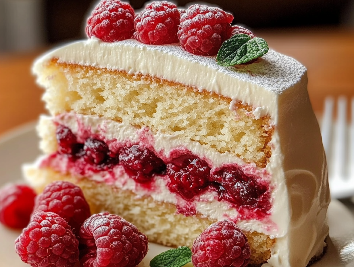 White Chocolate Raspberry Dream Cake - EpicDessert