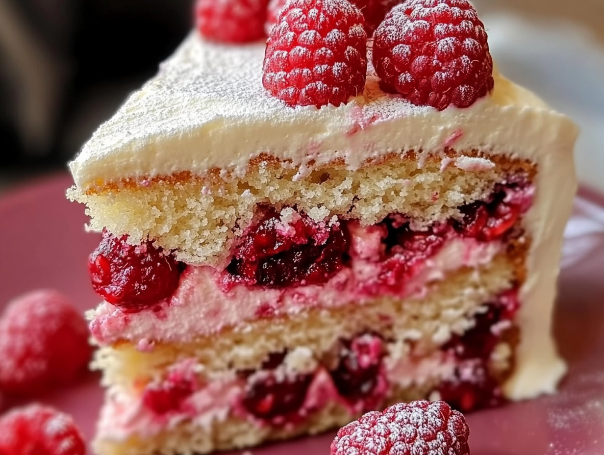 White Chocolate Raspberry Dream Cake - EpicDessert