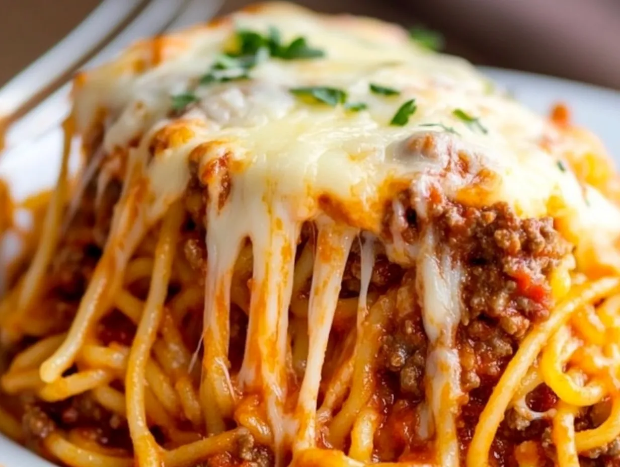 Baked Cream Cheese Spaghetti - EpicDessert