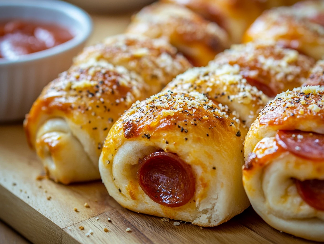 Cheesy Pepperoni Rolls - EpicDessert